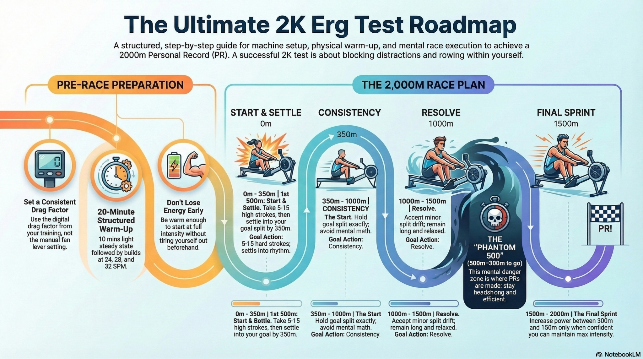 2K Erg Test Guide: Settings, Warm-Up & Race Plan | Rower Academy